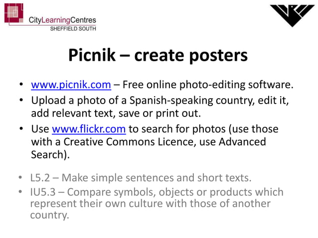 Creative Use Of Ict In Spanish For Y5/6 | PPSX