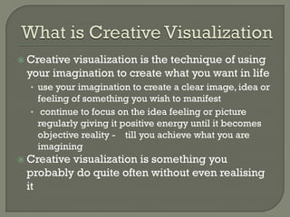 Creative Visualization Techniques