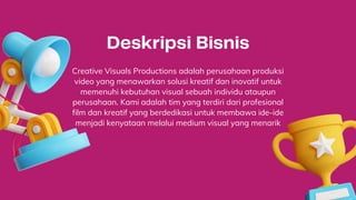 Creative Visual Production tentang ekonomi kreatif | PPT
