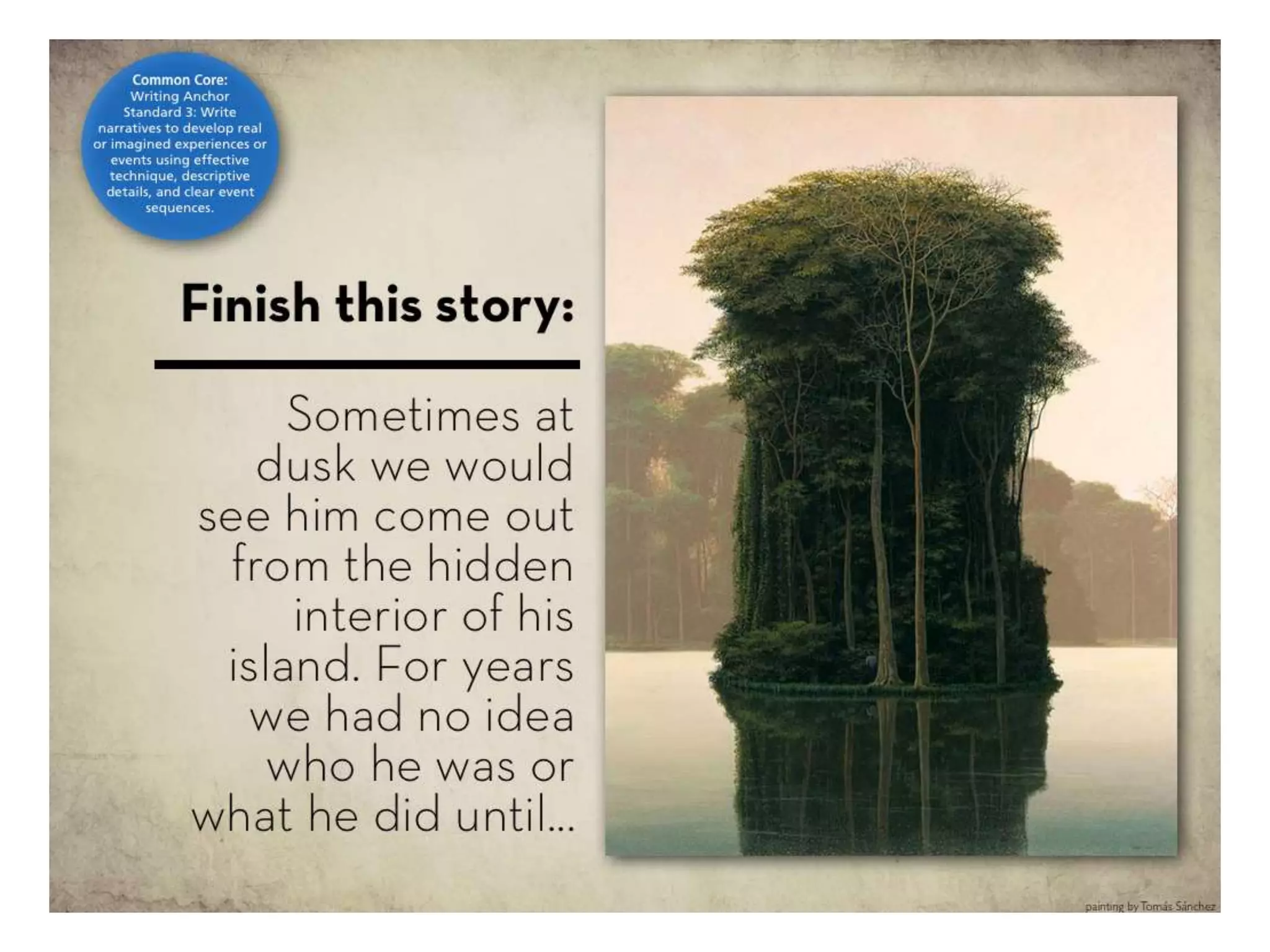 Creative visual writing prompts for studuents | PPTX | Drawing and ...