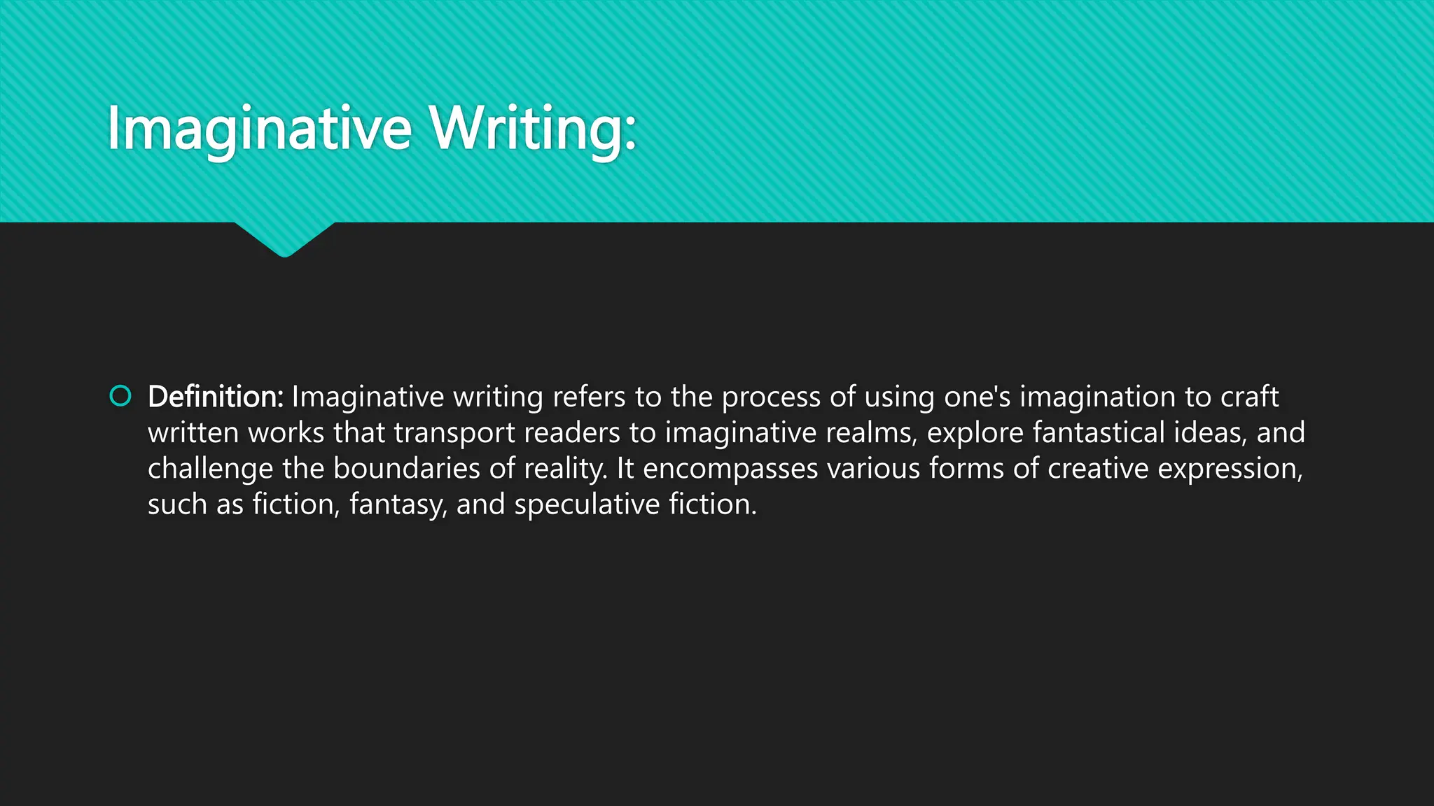 Creative Vs imaginative Writing (Ali Raza 41 ).pptx