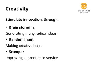 Creative ways to generate income | PPT