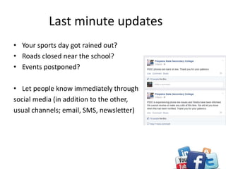 Creative ways to use social media in your school | PPT