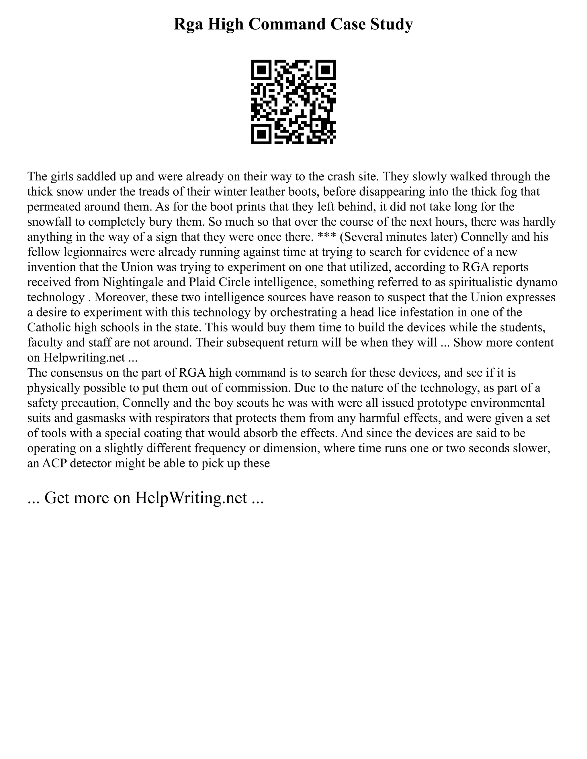 Creative Write Up Examples | PDF