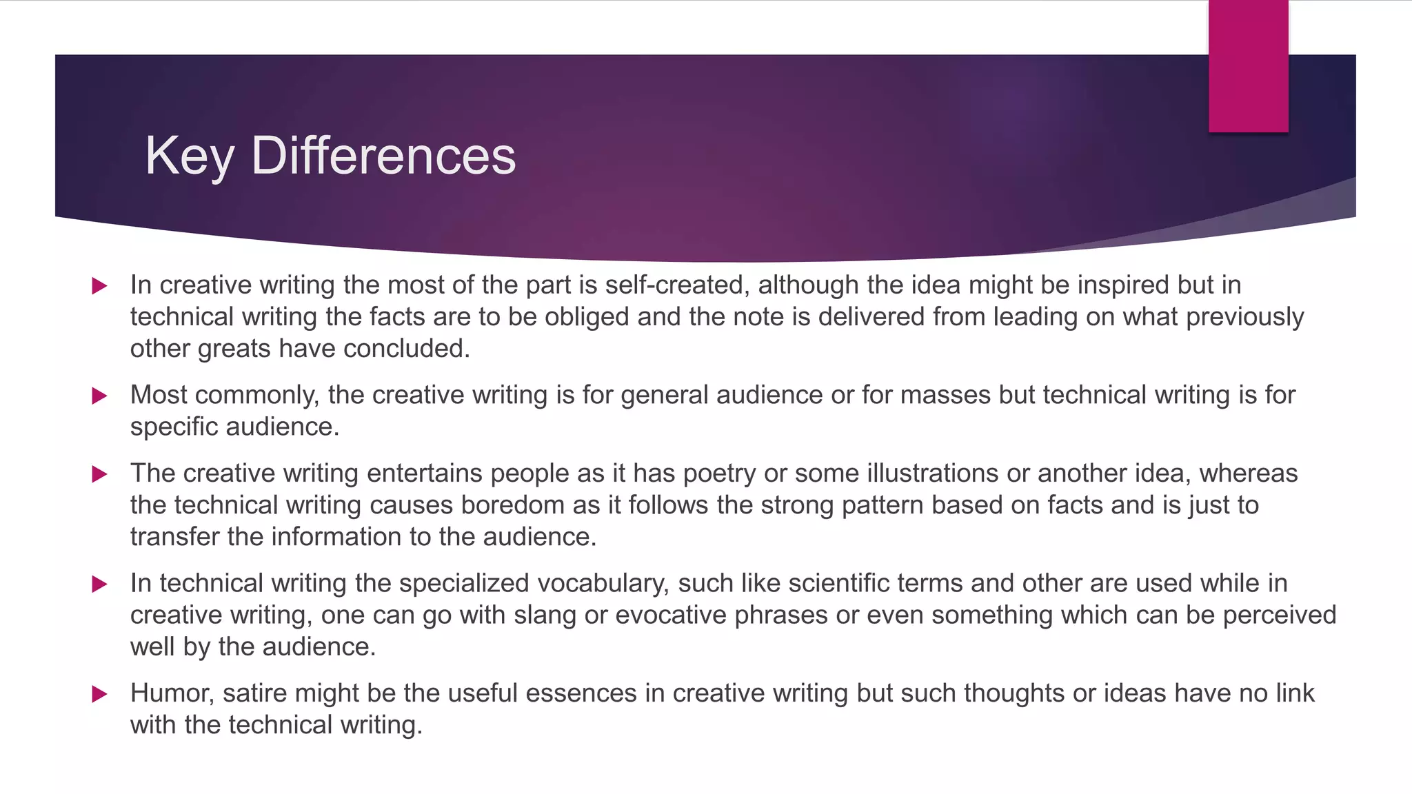 Creative writing | PPTX