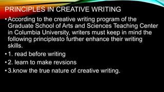 Creative writing lesson 1 | PPTX