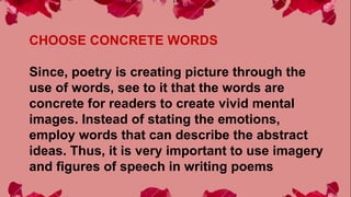 CREATIVE WRITING- 2.pptx | Poetry | Books and Literature