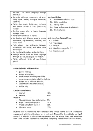 Creative writing | DOCX