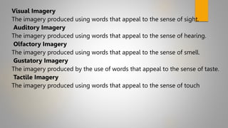What is creative writing? USe of figurative languages and sensory ...