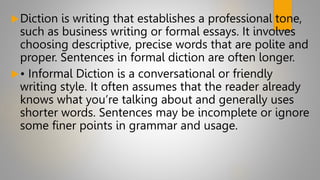 What is creative writing? USe of figurative languages and sensory ...