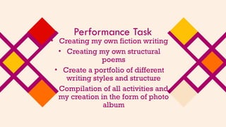 Creative Writing Powerpoint Presentation | PPTX