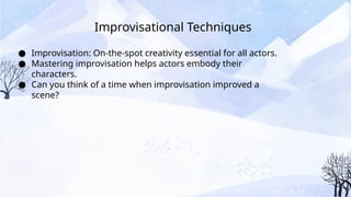Creative Writing: Drama and its forms, techniques, and literary devices ...
