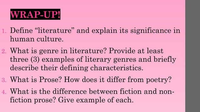 Creative Writing- Elements Techniques, and Literary Devices | PPTX ...
