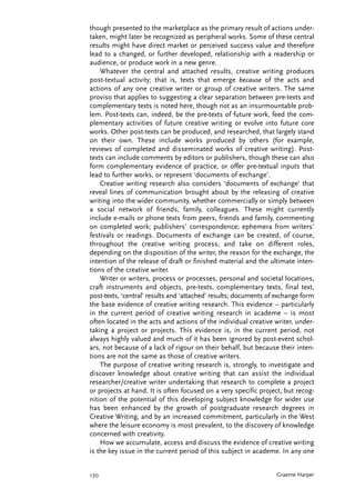 Creative writing words as practice-led research. | PDF | Arts and ...