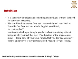 Creative writing and literature | PPTX