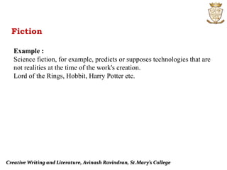 Creative writing and literature | PPTX