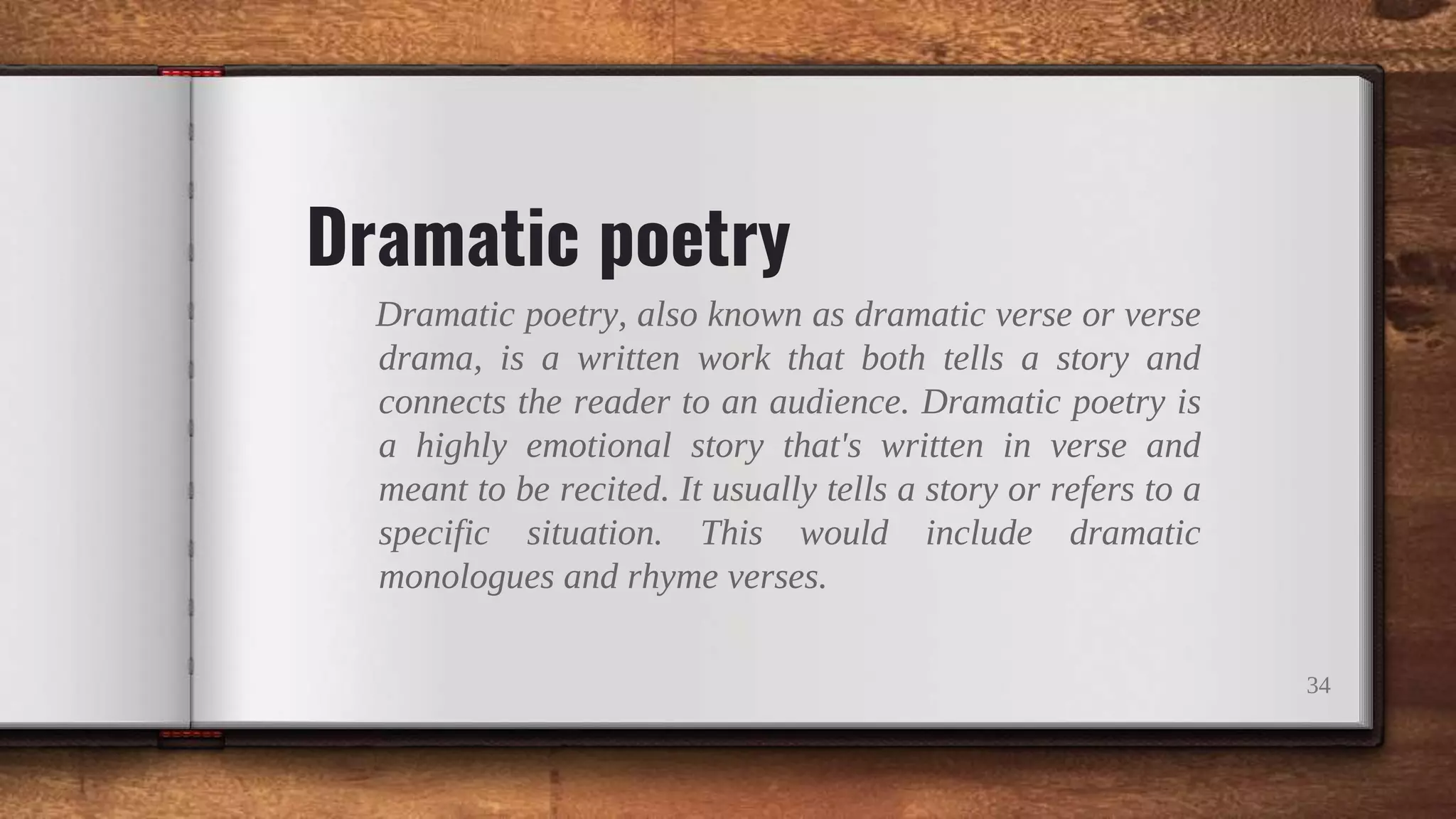 Types of Poetry | PPTX