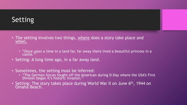 CREATIVE WRITING ELEMENTS OF A STORY (Setting, Characters, Plot).pptx