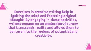 CREATIVE WRITING EXERCISES (1).pdf | Freelance Writing | Content Production