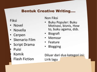 Creative Writing | PPT
