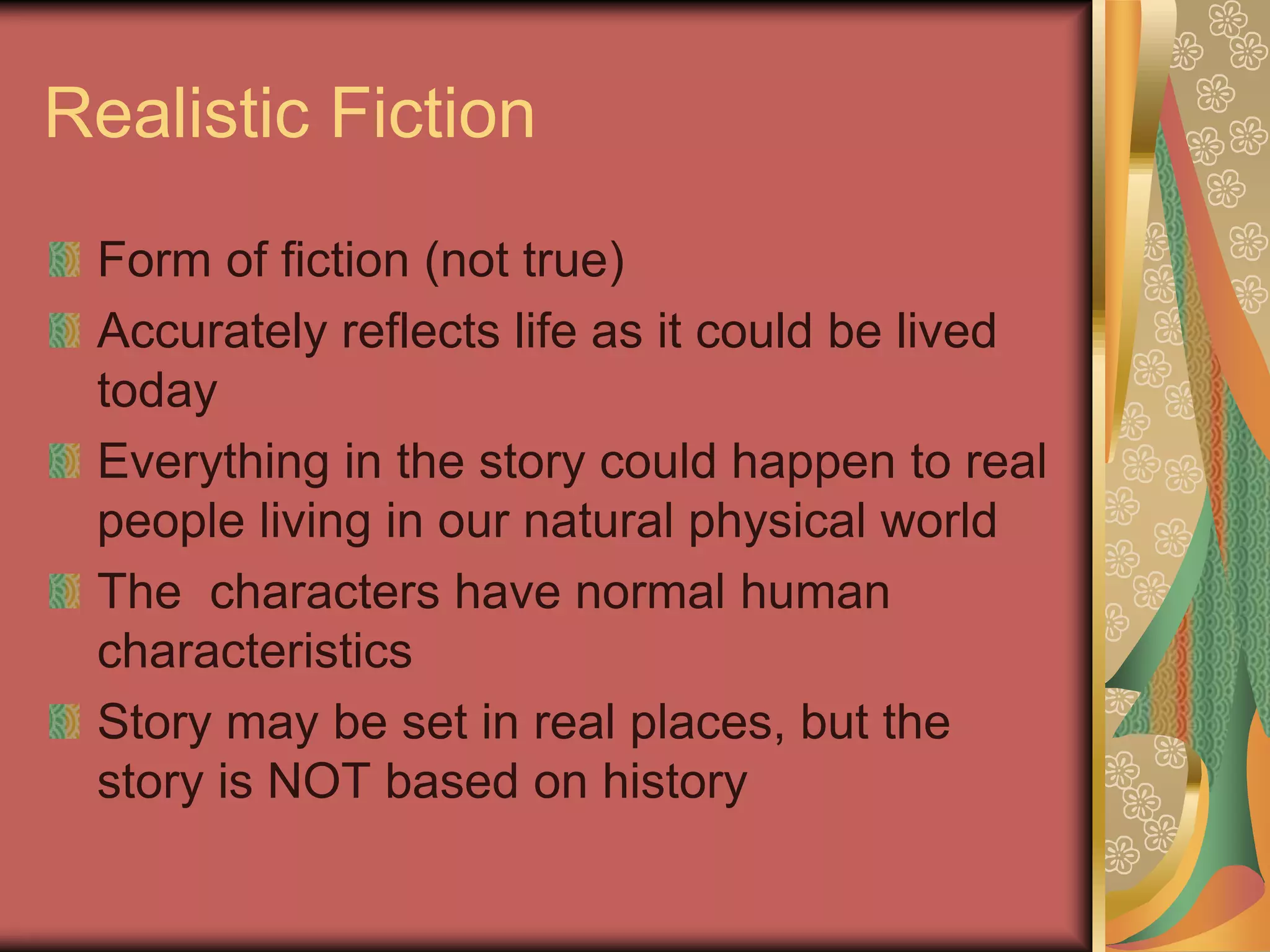 Creative writing genre POWERPOINT Types of Genre.ppt