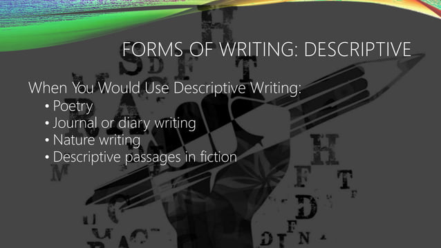 CREATIVE WRITING (INTRODUCTION).pptx | Fiction | Books and Literature