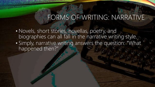 CREATIVE WRITING (INTRODUCTION).pptx | Fiction | Books and Literature