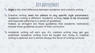 Creative writing lessons by sja | PDF
