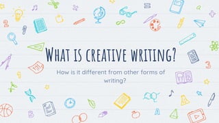 Creative writing lessons by sja | PDF