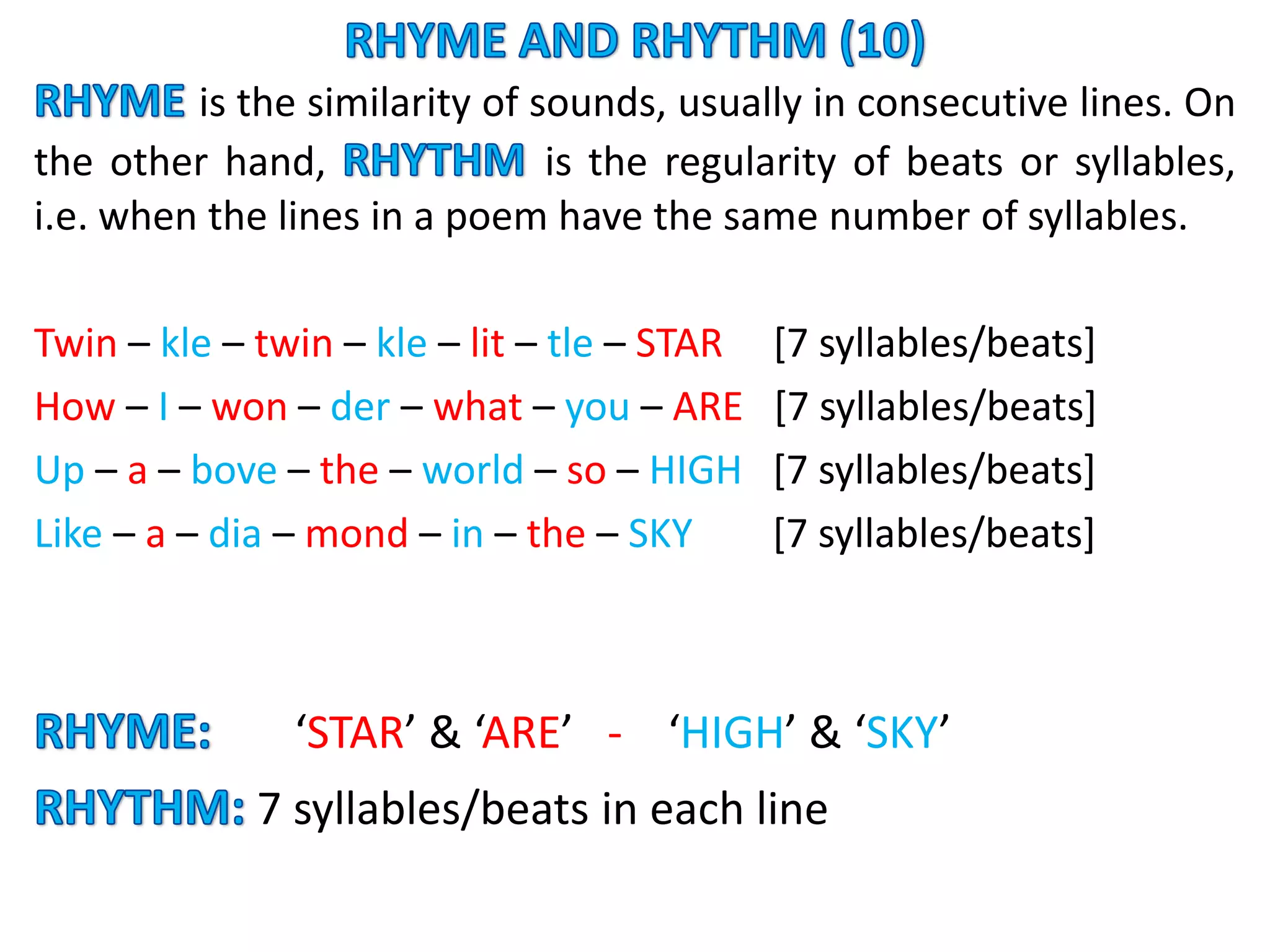 Creative writing: Literary devices | PPTX
