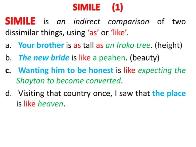 Creative writing: Literary devices | PPTX