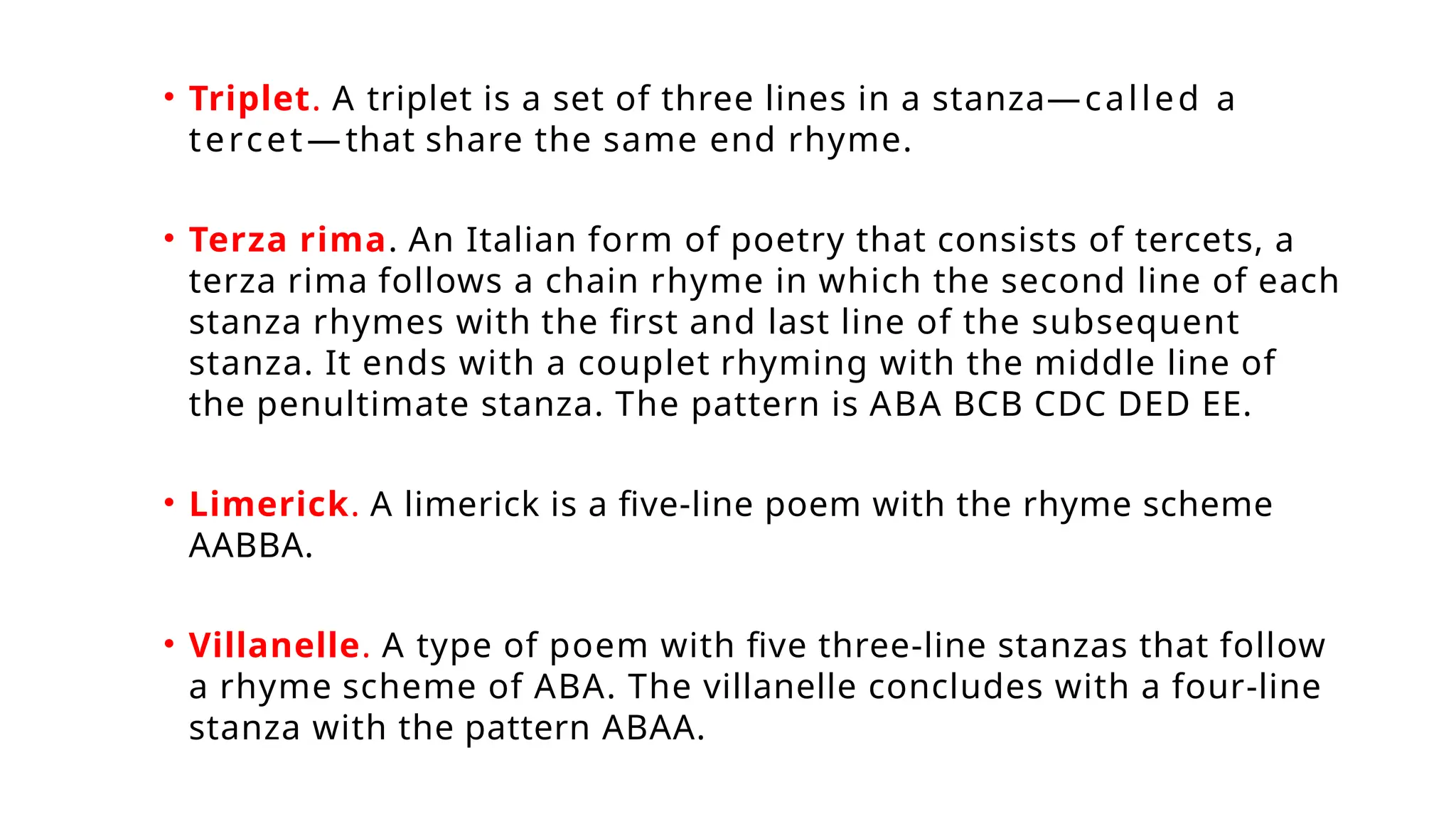 Elements, techniques and Literary Devices of Poetry | PPTX