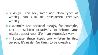 Creative writing PPT 1.pptx