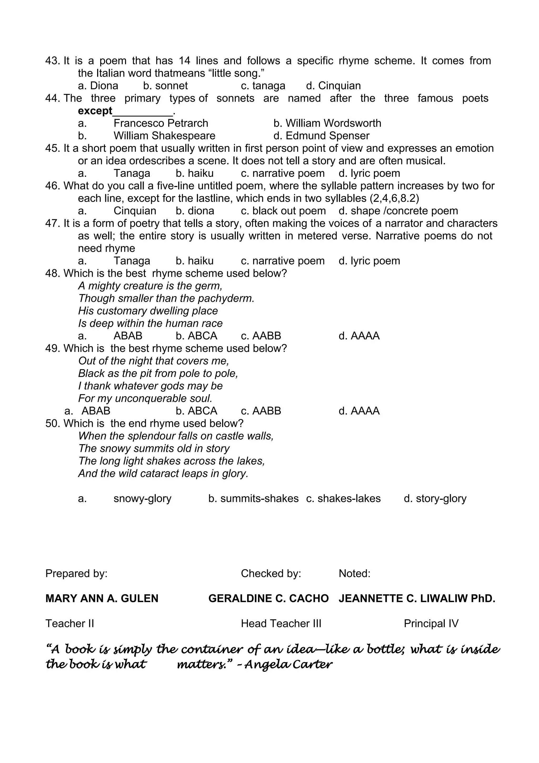 CREATIVE WRITING Quarter 1 EXAMINATION.docx