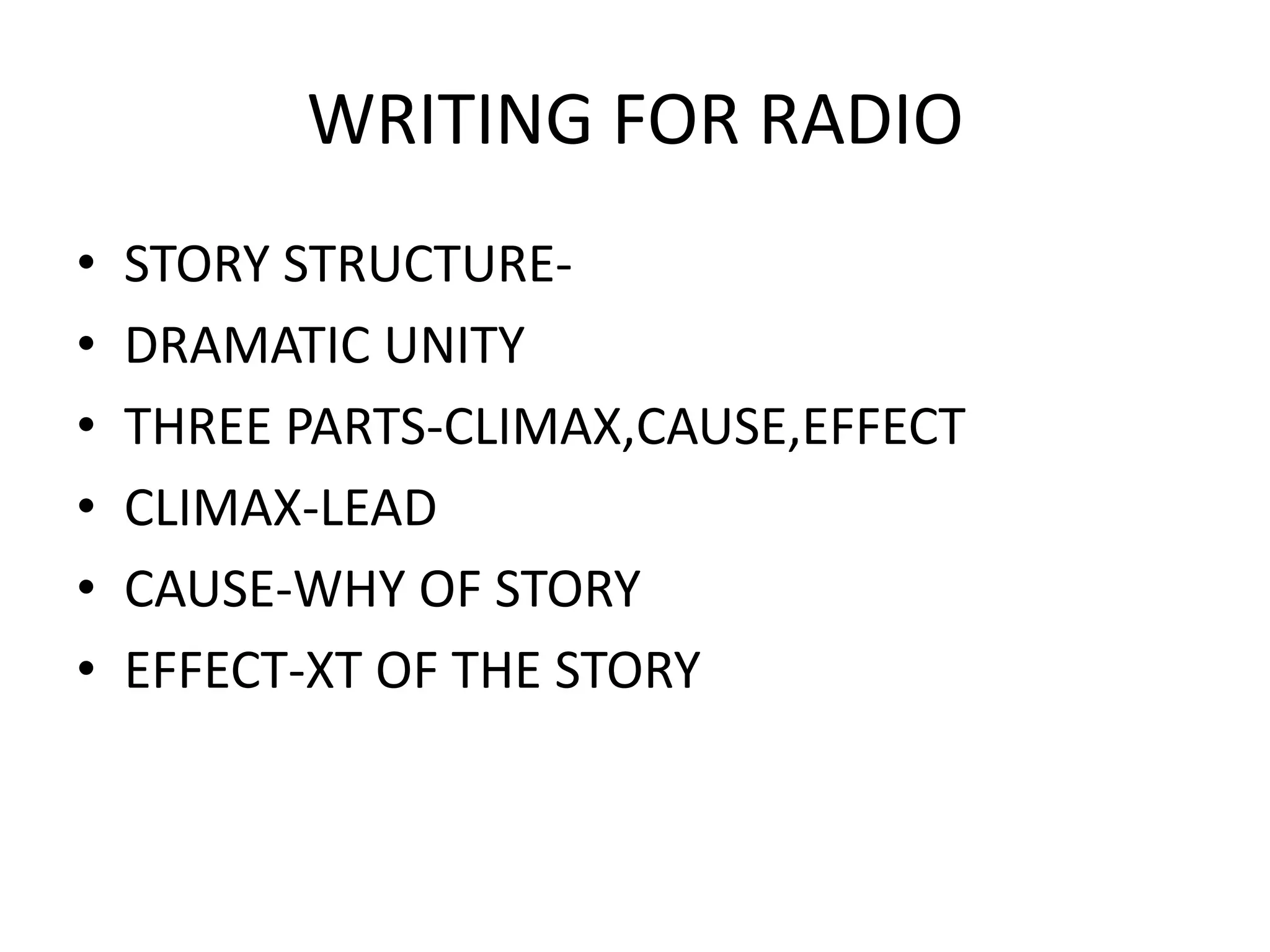 Creative writing section 2 unit 1 | PPTX