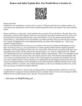 Creative Writing Story Examples. A Creative Writin | PDF