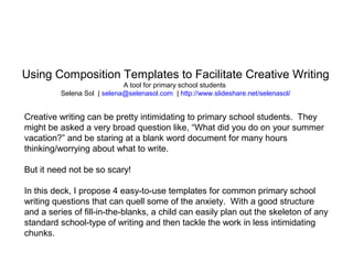 Creative writing structure | PPT