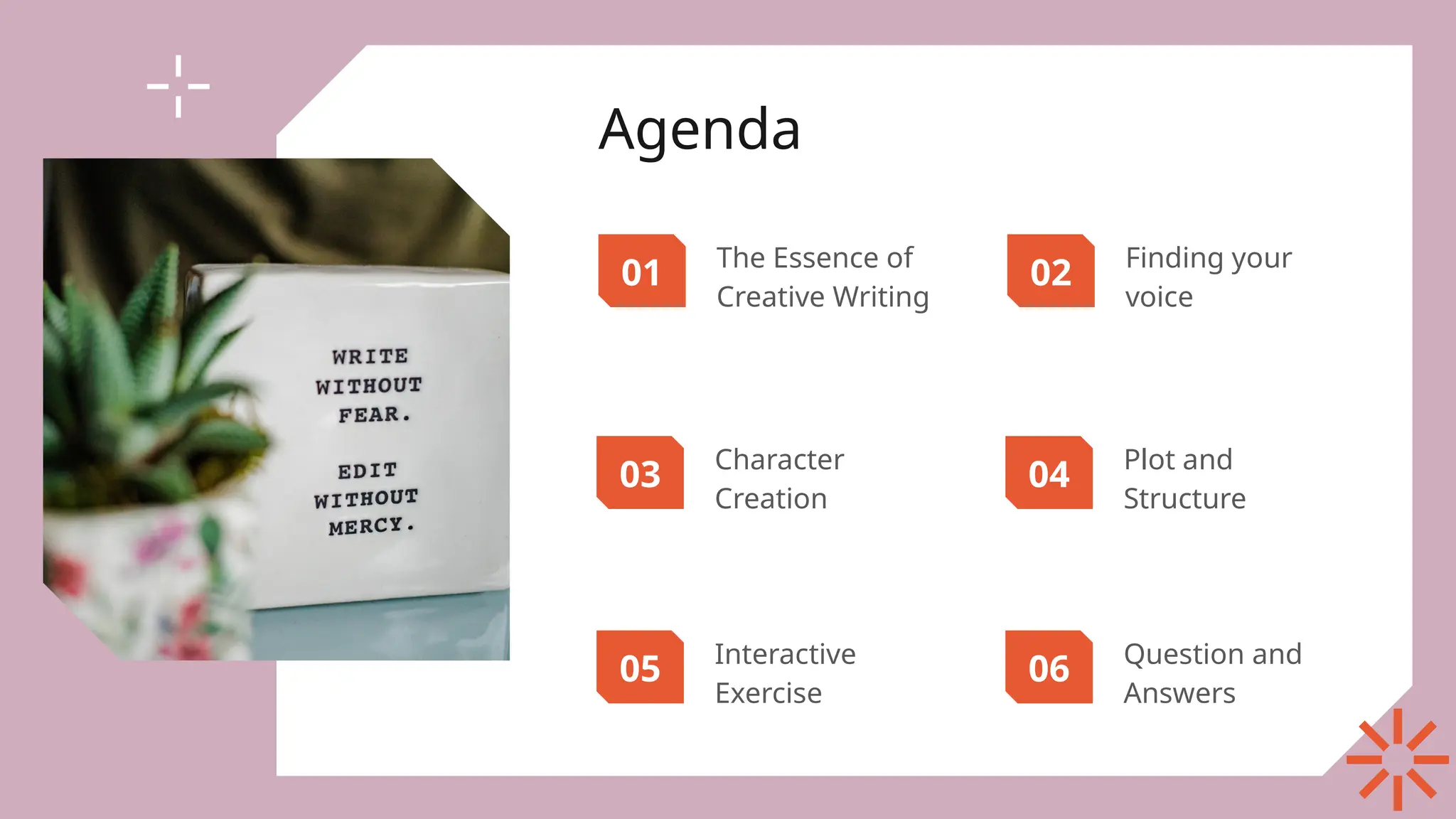 Creative Writing Workshop.pptx pendidikan | PPTX | Email | Internet