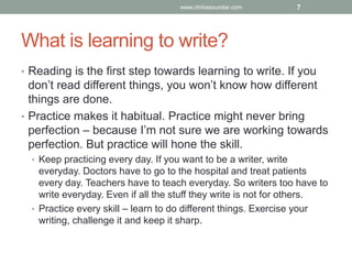 Creative writing year7 | PPTX