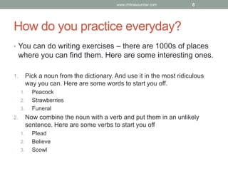 Creative writing year7 | PPTX