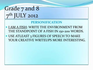 Creative wtiting | PPT