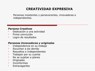 Creatividad, motivacion y autoestima | PPT