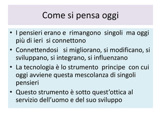 Creativita' conoscenza e tecnologia | PPT