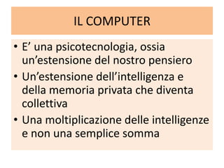 Creativita' conoscenza e tecnologia | PPT