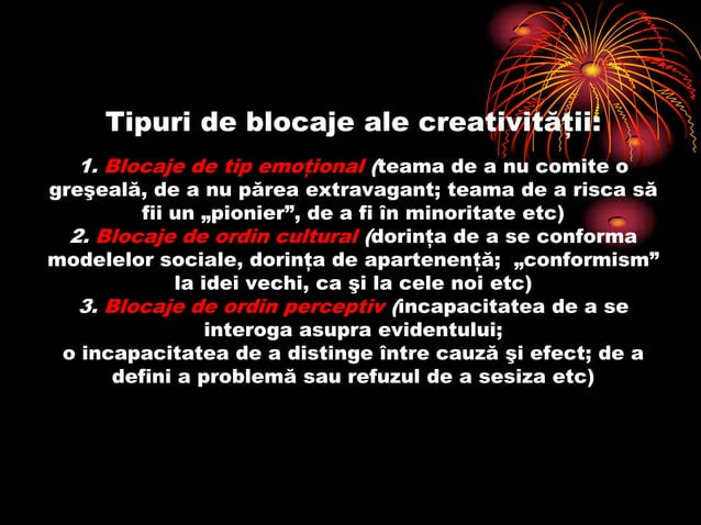 Creativitatea in demersul didactic | PPSX