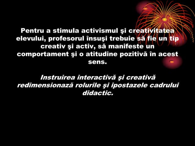 Creativitatea in demersul didactic | PPSX