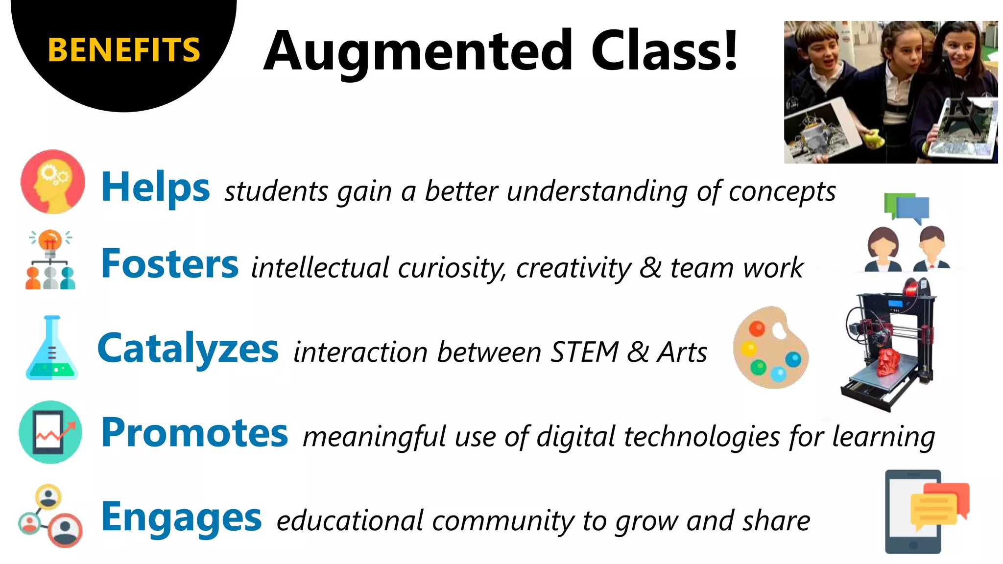 Augmented Reality for Education! - Augmented Class! - EdTech School - K6 & K12 | PPT