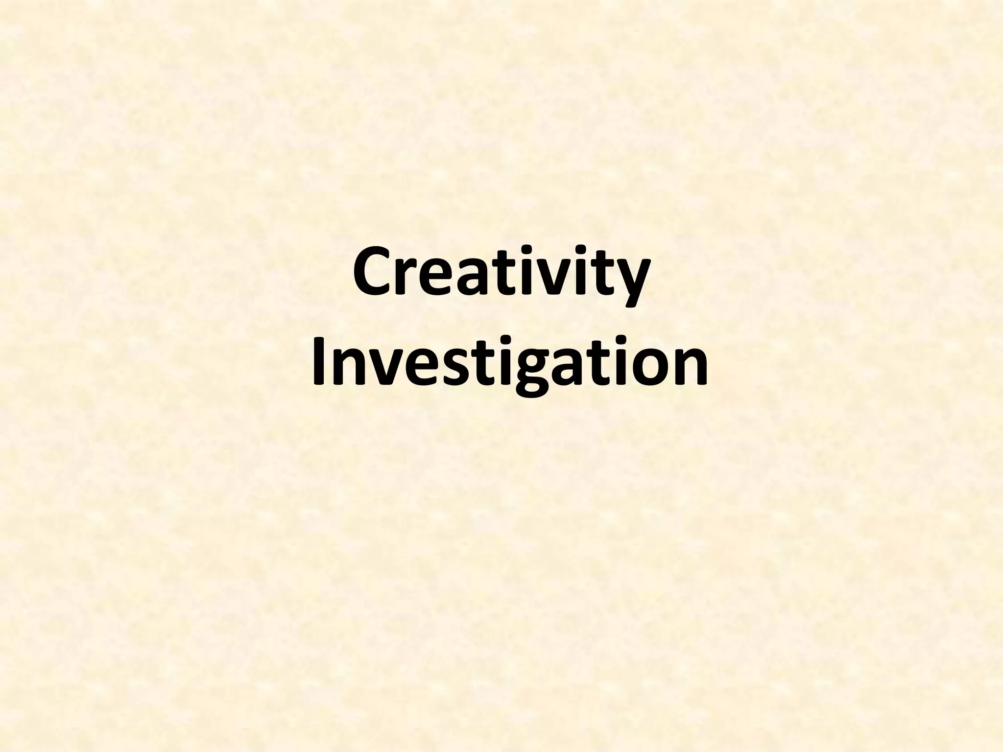 Creativity | PPT