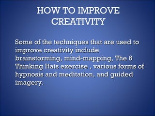 Creativity | PPT