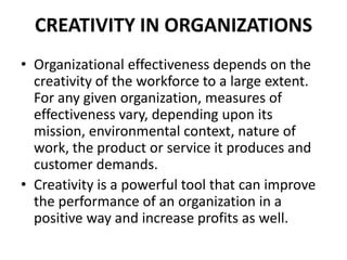 Creativity | PPT